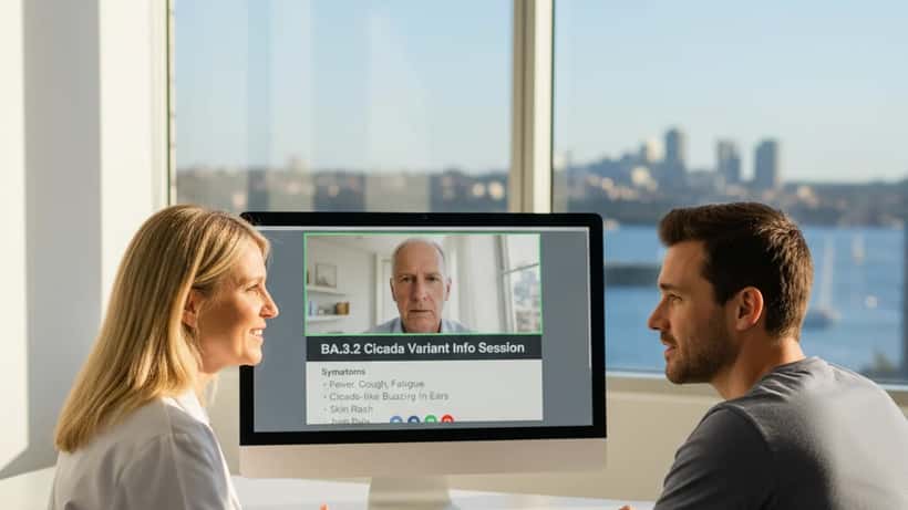 COVID Cicada BA.3.2 Australia: see a GP? | Expert Zoom